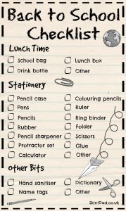 Back to School Essentials with Printable Checklist
