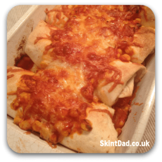 Budget Recipe: Chicken Enchilada - Skint Dad