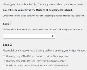 Get Nectar Points from Mail Rewards without buying a paper - Skint Dad