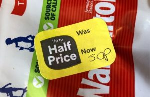 Supermarket reduction times to get cheap yellow sticker food - Skint Dad
