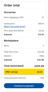 Collect Clubcard Points with Tesco's newly launched Marketplace - Skint Dad